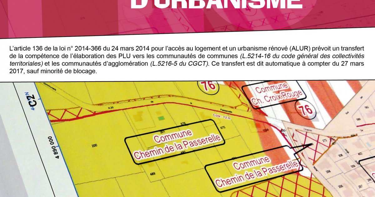 La compétence plan local d'urbanisme (plu) - Carnets - Publications